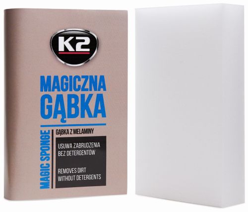 Magiczna gąbka biała - K2 Magic Sponge 6 x 10 x 2 cm | Sklep ...